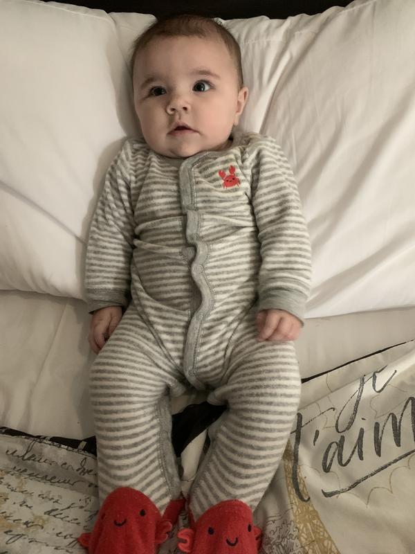 Carter's Baby Boys Crab Snap-Up Terry Sleep and Play One Piece - Macy's