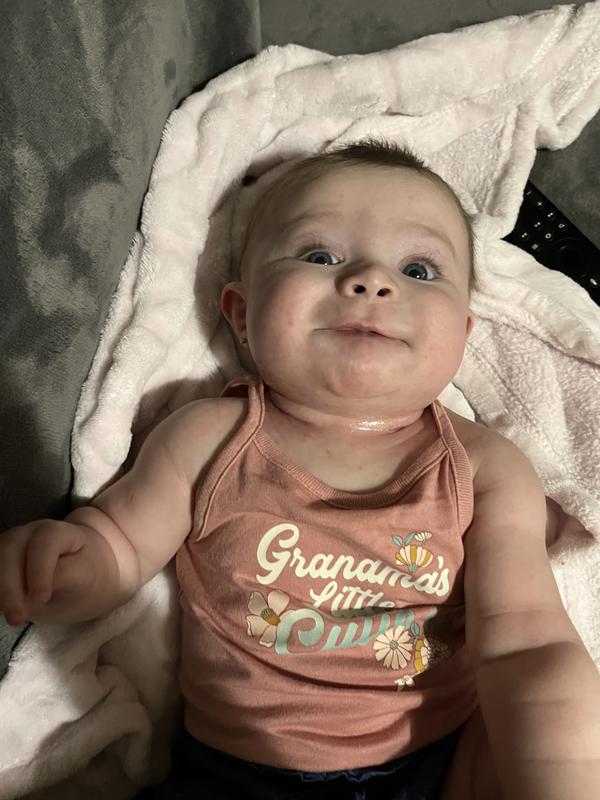 Carter's Baby Girls Grandma's Little Cutie Sleeveless Tank Bodysuit ...