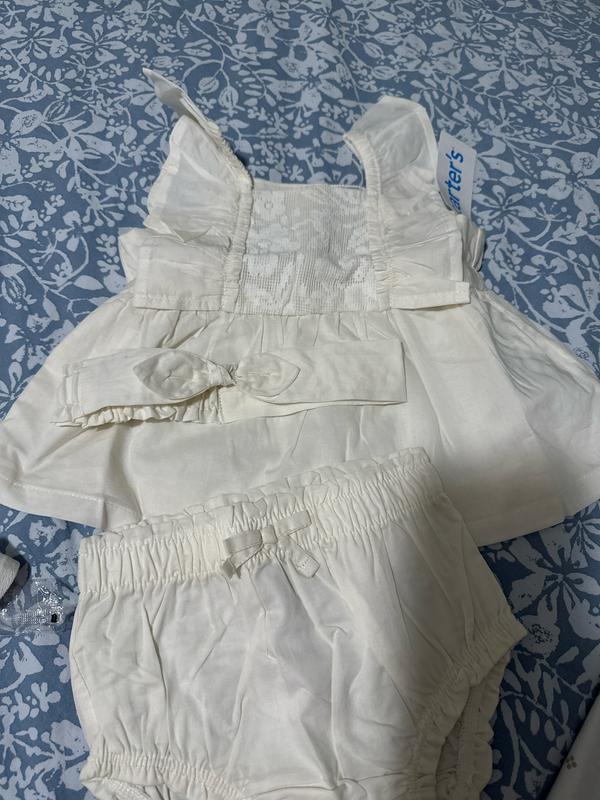 Carter's Baby Girls 3 Piece Lace Diaper Cover Set - Macy's