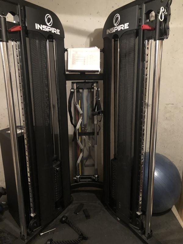Inspire Fitness Inspire Fitness FT1 Functional Trainer Freestanding Lat ...