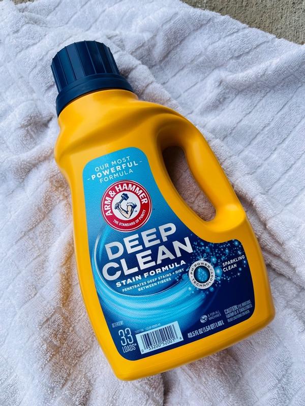 Deep Clean Stain Liquid Laundry Detergent | ARM & HAMMER™