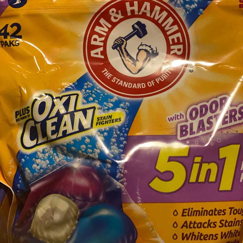 ARM & HAMMER Plus OxiClean Stain Removers with Odor Blasters, High ...