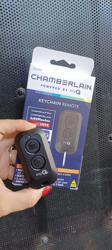 Chamberlain Chamberlain 2 -Button Keychain Garage Door Opener Remote in ...