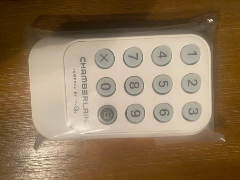 Chamberlain Wireless Garage Door Opener Keypad in the Garage Door ...
