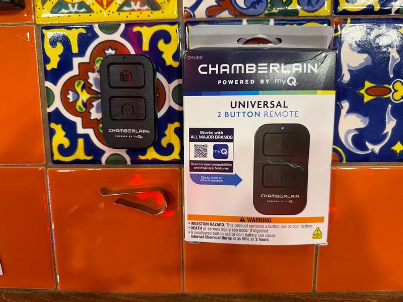 Chamberlain Universal 2 -Button Visor Garage Door Opener Remote in the ...