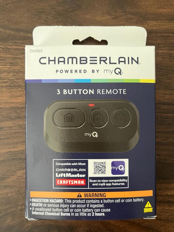 Chamberlain 3 -Button Visor Garage Door Opener Remote in the Garage ...