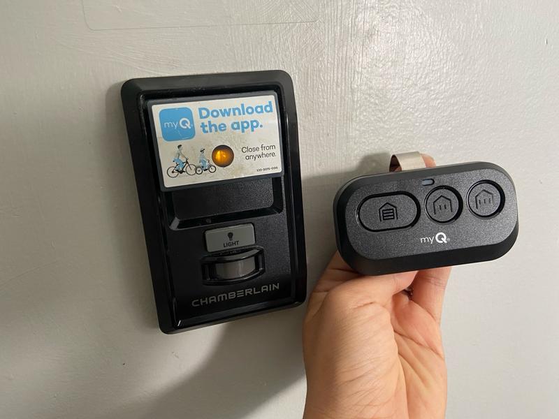 Chamberlain 3 -Button Visor Garage Door Opener Remote in the Garage ...