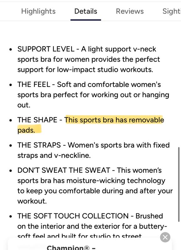 Champion Women's Soft Touch Light Impact Sports Bra - Macy's