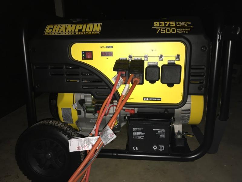 Champion Power Equipment 7500-Watt Portable Generator at Lowes.com