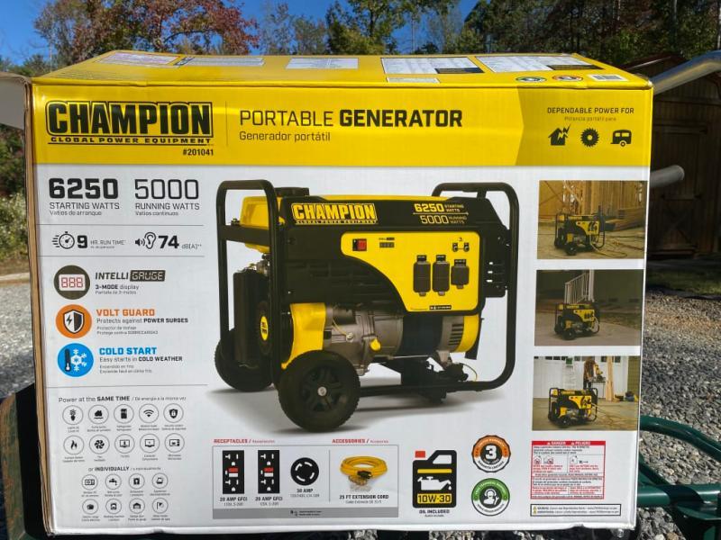 Champion Power Equipment 5000-Watt Portable Generator at Lowes.com