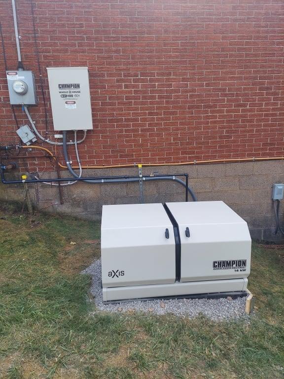 Champion Power Equipment 14kW aXis Generator 100-Amp Home Standby ...