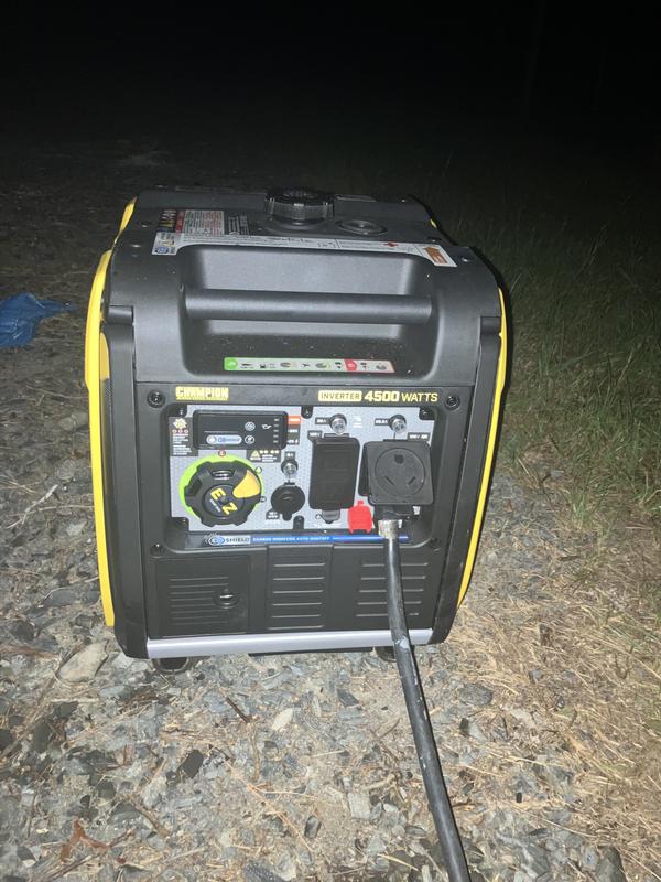 Champion Power Equipment 4500-Watt RV Ready Portable Inverter Generator ...