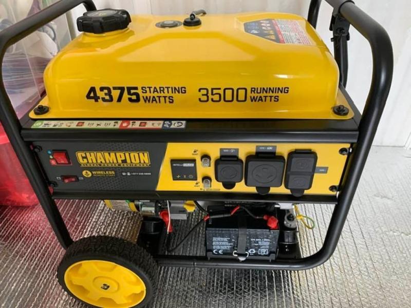 Champion Power Equipment Remote Start 4375 / 3500 -Watt Single fuel ...