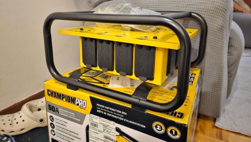 Champion Power Equipment Steel 50A Power Distribution Box at Tractor ...