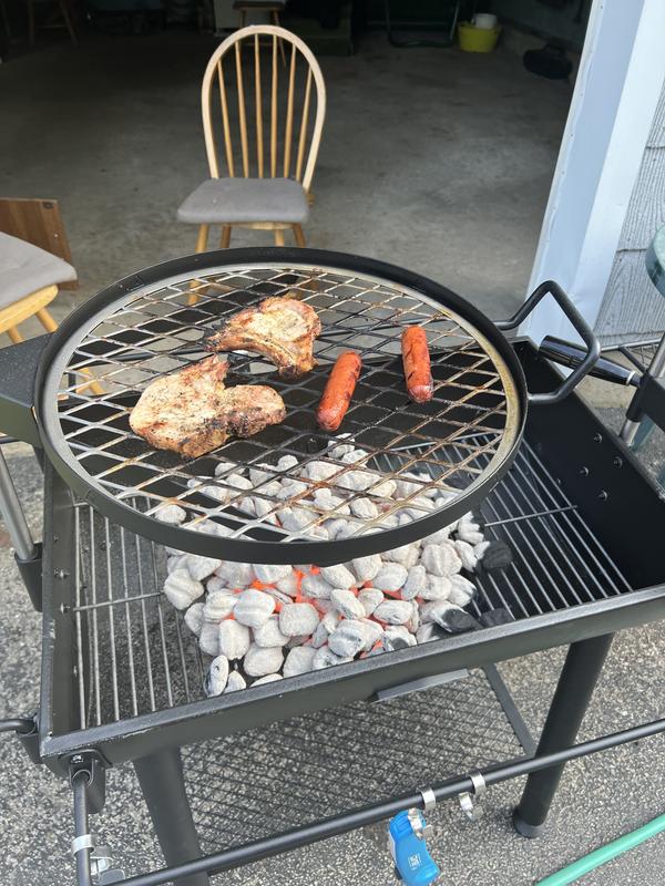 Oklahoma Joe's Firecraft 29-in W Black Barrel Charcoal Grill 23302166 ...