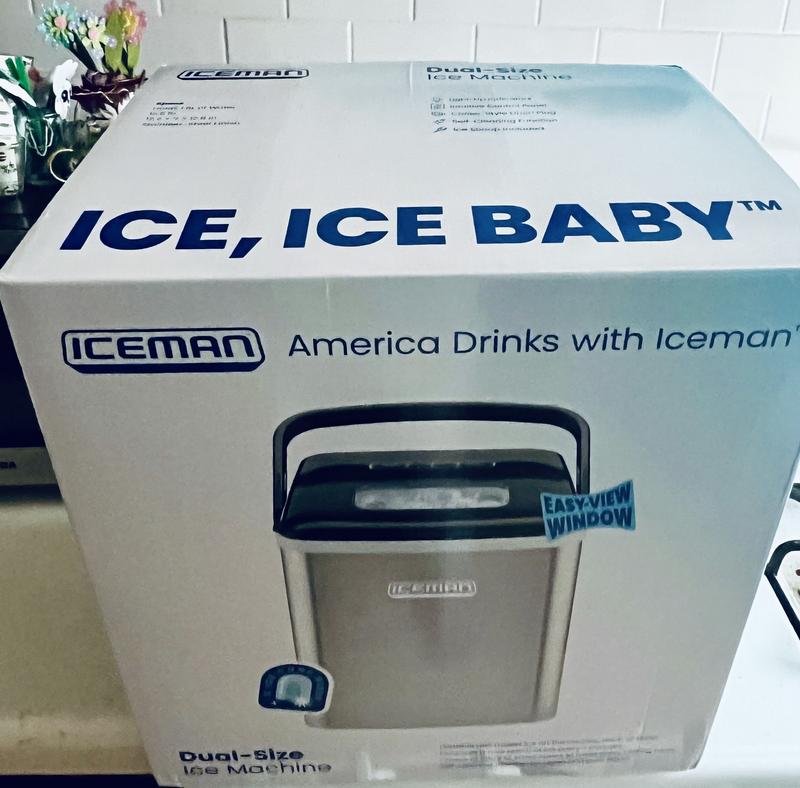 Chefman Iceman 26-lb Ice Per day Countertop or Portable Bullet Ice ...
