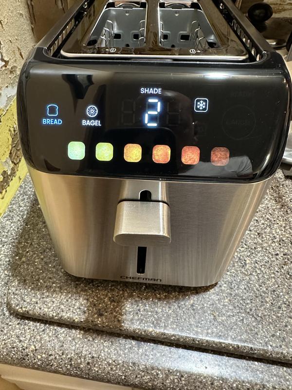 Chefman 4.5lb Smart Touch Digital Toaster with 6 Shade Settings - Macy's
