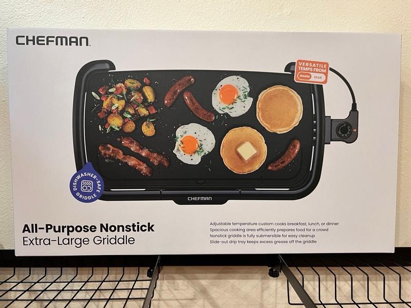 Chefman 5.07lb All-Purpose Nonstick Extra-Large Griddle - Macy's