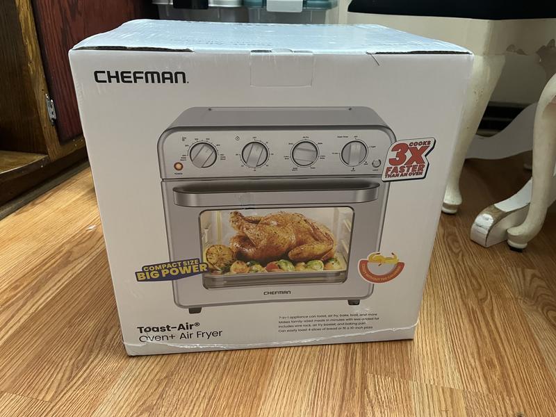 Chefman 19 Quart Toaster Oven Air Fryer Combo with, 7-in-1 ...