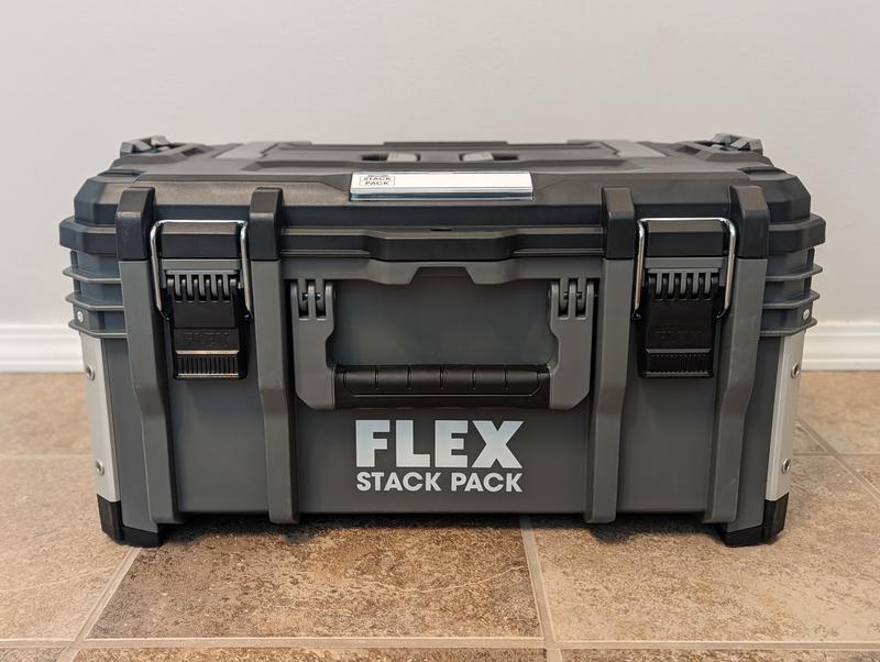 FLEX STACK PACK Medium Tool Box 22-in W x 11.7-in H x 15.6-in D Metal ...