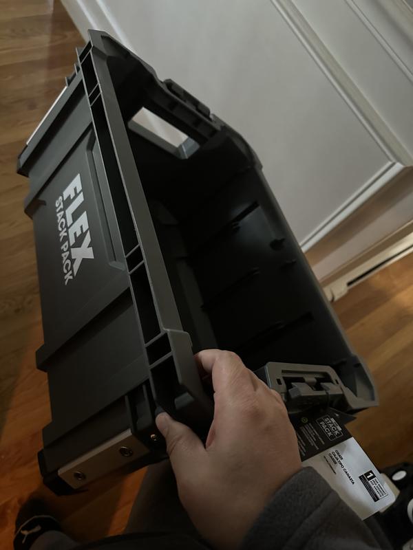FLEX STACK PACK 15.4-in W x 10.3-in H x 21.9-in D Polypropylene Tool ...
