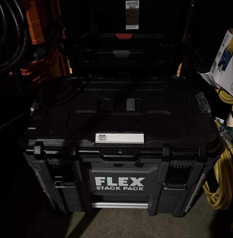 FLEX STACK PACK Rolling Tool Box 22-in W x 26.3-in H x 19.2-in D Metal Rolling Tool Box FS1101 ...