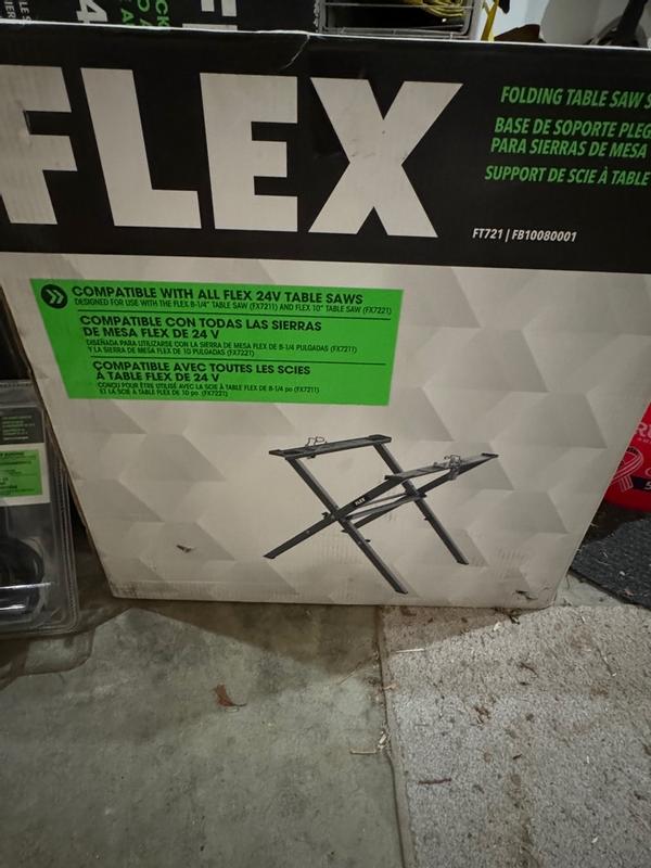 FLEX Steel Adjustable Table Saw Stand FT721 at Lowes.com