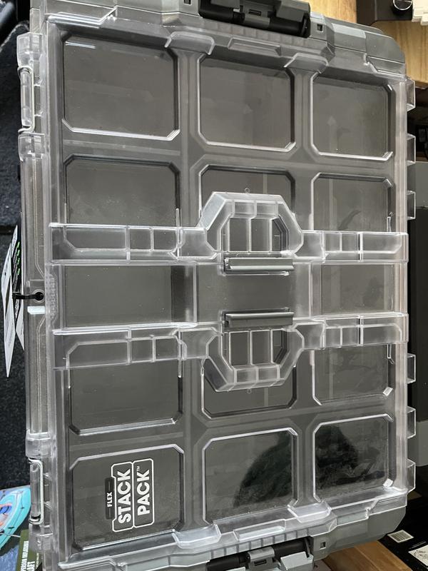 FLEX STACK PACK Organizer Box 22-in W x 5.6-in H x 15.6-in D Metal Tool Box FS1301 at Lowes.com