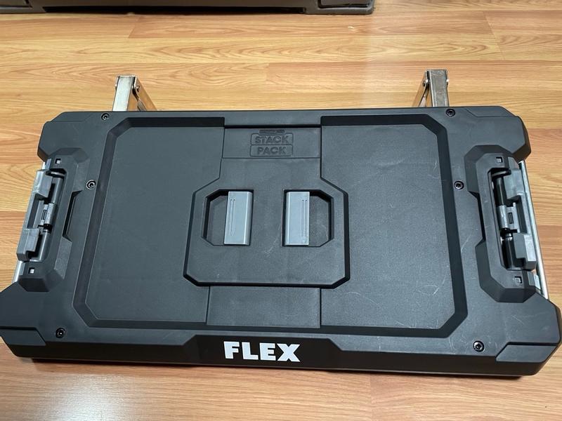 FLEX STACK PACK Polypropylene Shelf Stackpack Shelf, 2 Folding Brackets ...