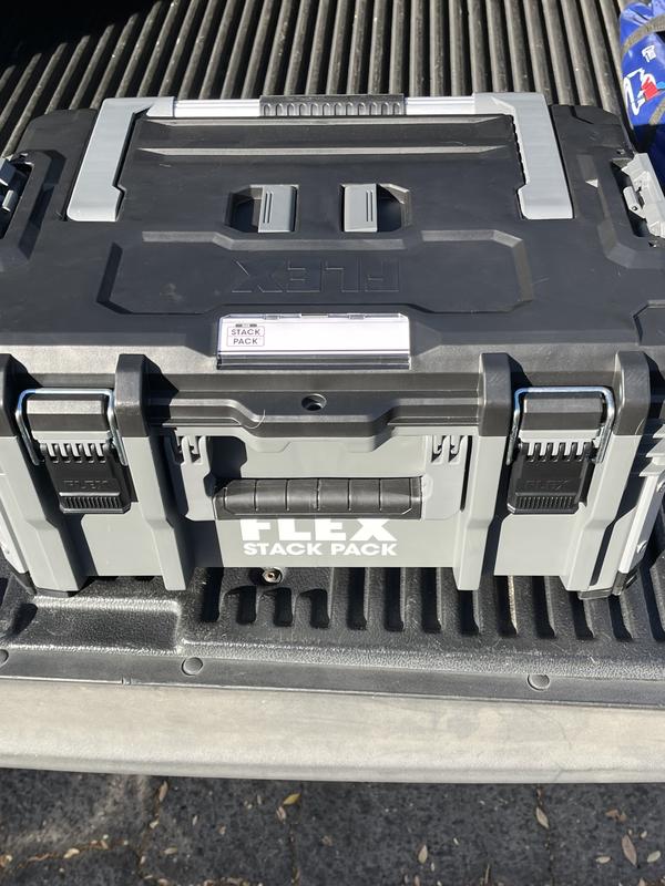 FLEX STACK PACK Medium Tool Box 22-in W x 11.7-in H x 15.6-in D Metal ...