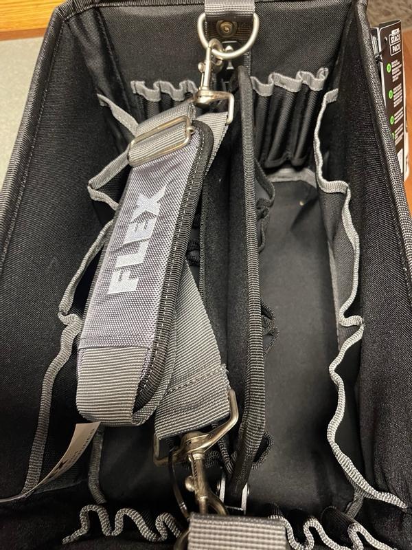 FLEX STACK PACK Gray Ballistic Polyester 10.6-in Tool Tote FS1201 at Lowes.com