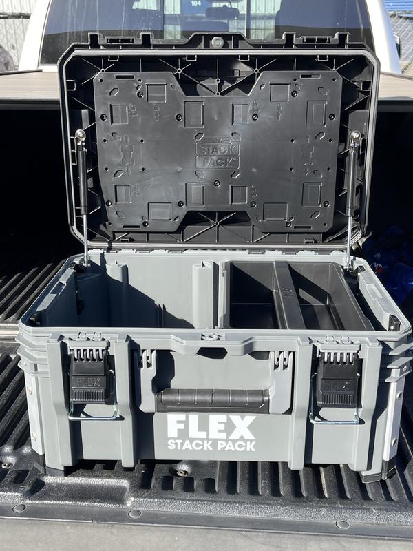 FLEX STACK PACK Medium Tool Box 22-in W x 11.7-in H x 15.6-in D Metal ...