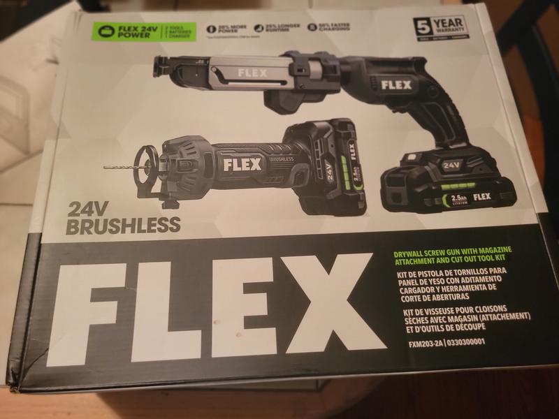 FLEX 24-volt Lithium Ion (li-ion) Collated Fastener, 60% OFF