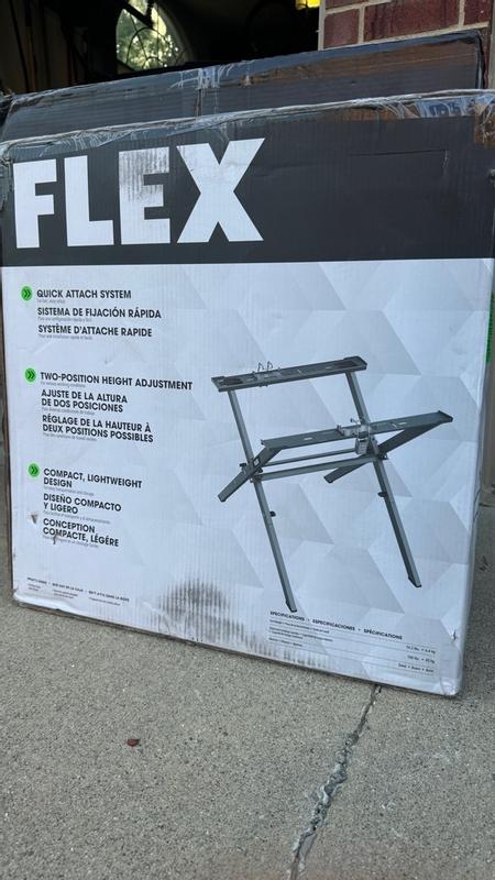 FLEX Steel Adjustable Table Saw Stand FT721 at Lowes.com