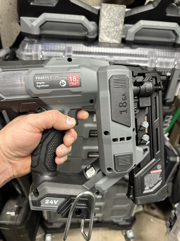 FLEX 18-Gauge Cordless Narrow Crown Stapler Nailer FX4511-Z at Lowes.com