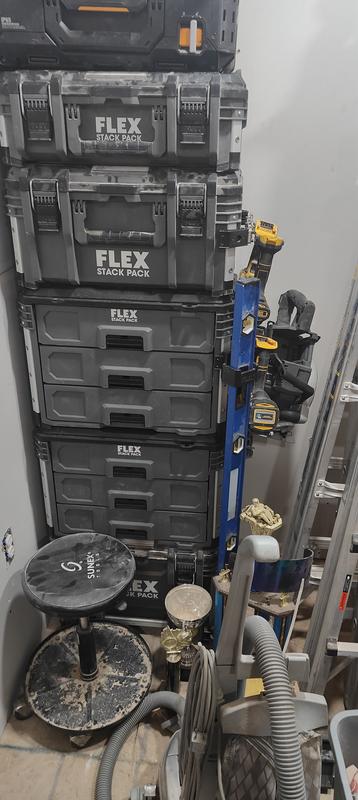 FLEX STACK PACK 22-in W x 10.3-in H x 15.1-in D 3-Drawer Polypropylene ...