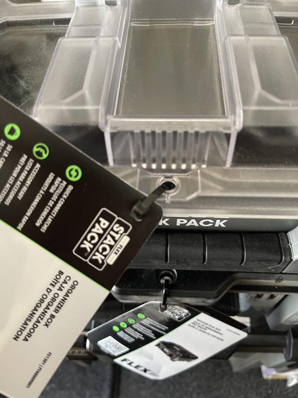 FLEX STACK PACK Organizer Box 22-in W x 5.6-in H x 15.6-in D Metal Tool Box FS1301 at Lowes.com