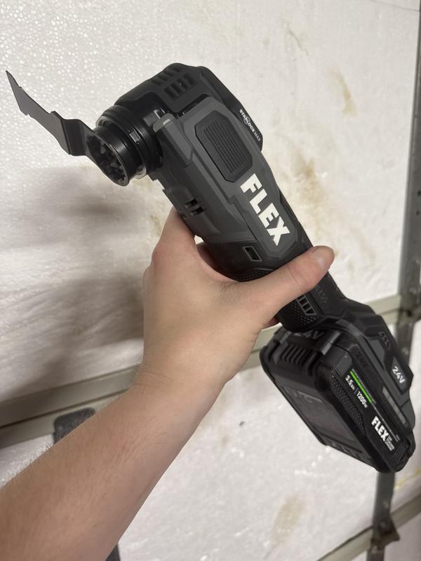 FLEX 24-volt Cordless Brushless 5-speed Oscillating Multi-Tool FX4111-Z at Lowes.com