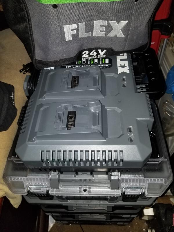 FLEX 4-Port 24-V Lithium-ion Power Tool Battery Charger FX0451-Z at ...