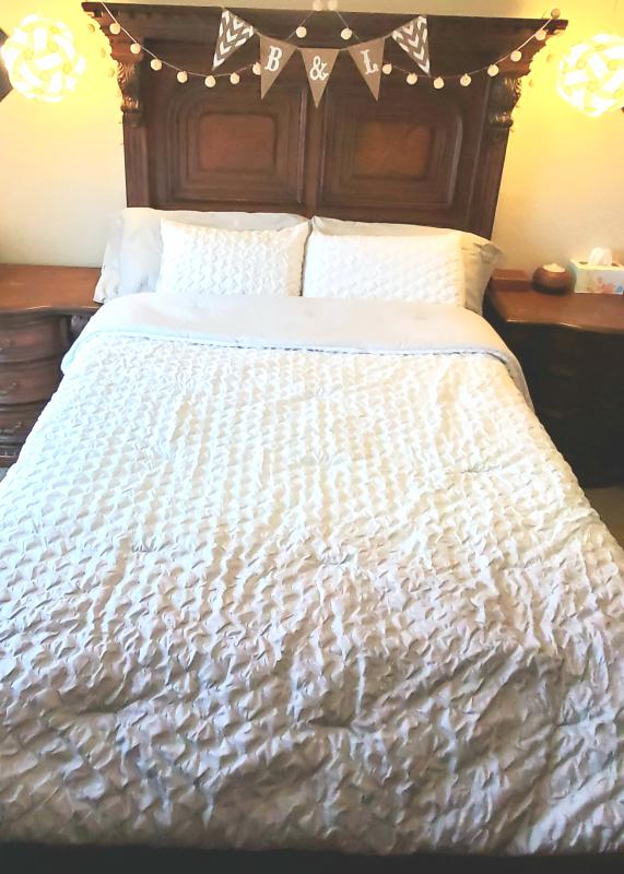 Microsculpt Ombre Honeycomb 3-Piece Grey King Comforter Set 2A8646C4GY ...