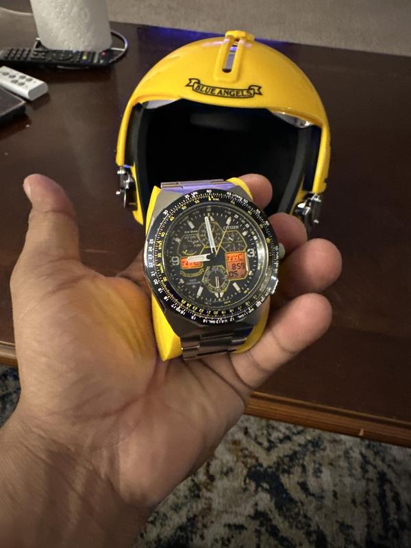Citizen Eco-Drive Men's Chronograph Promaster Skyhawk A-T Blue Angels ...