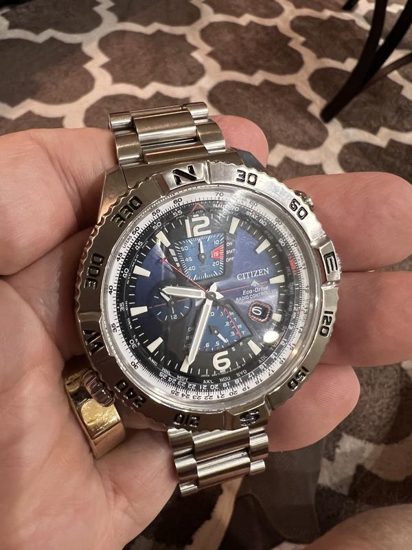 Citizen Men's Chronograph Promaster Navihawk Stainless Steel Bracelet ...