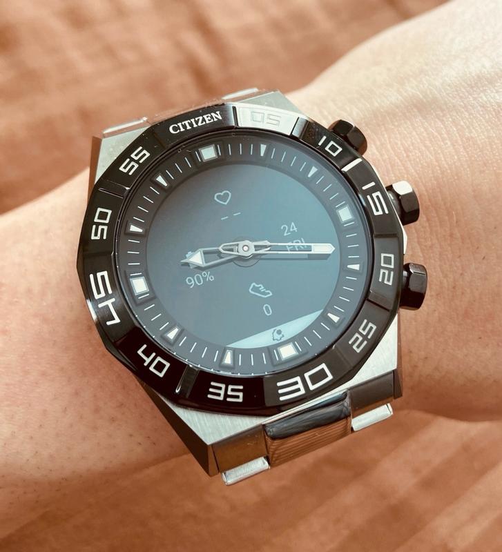 Citizen Men's CZ Smart Hybrid Stainless Steel Bracelet Smart Watch 44mm ...