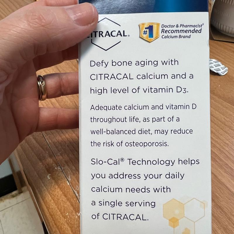 Citracal Slow Release 1200 Calcium With Vitamin D3, Bone, 50% OFF
