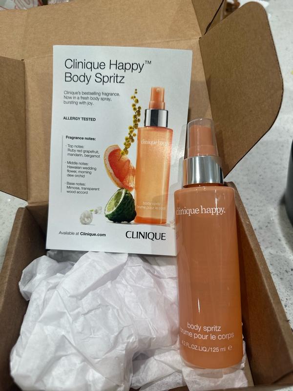 Clinique Happy Body Spritz Fragrance Spray, 4.2 oz. - Macy's