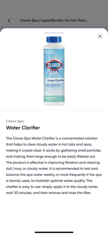 Clorox Pool&Spa 16-oz Spa Clarifier 51016CSP at Lowes.com