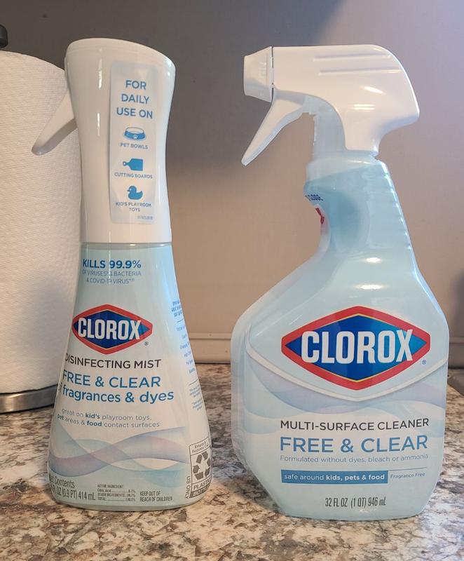 Clorox Free and Clear 32-fl oz Fragrance Free Disinfectant Liquid All ...