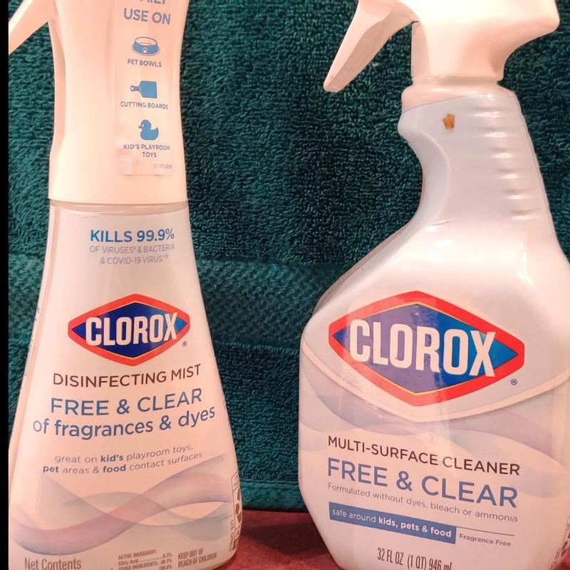 Clorox Free and Clear 14-fl oz Fragrance Free Disinfectant Liquid All ...