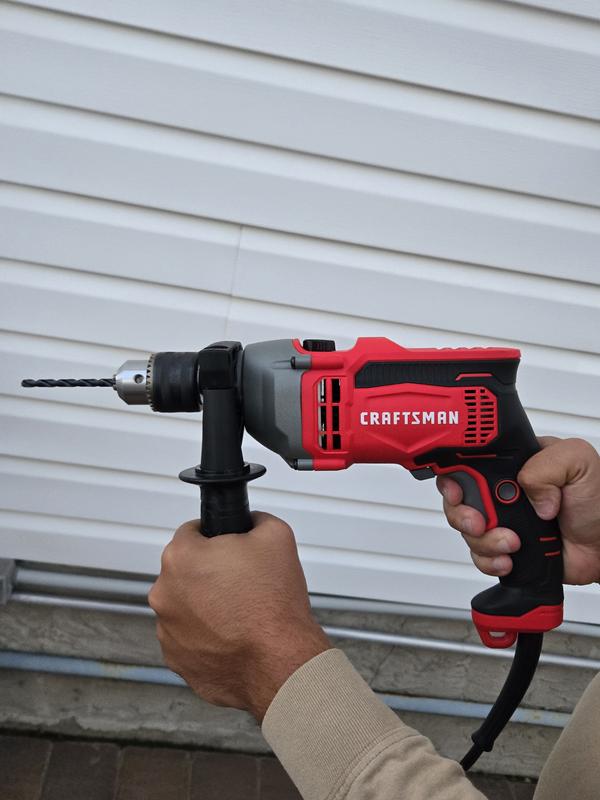 CRAFTSMAN 1/2-in 7-Amp Variable Hammer Drill (Charger Not Included ...