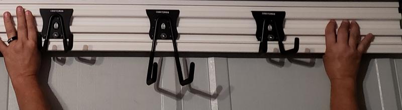 CRAFTSMAN VERSATRACK 20-Piece 48-in White and Black Composite ...